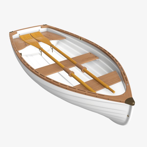 Traditional rowing boat 3D model - TurboSquid 1666859