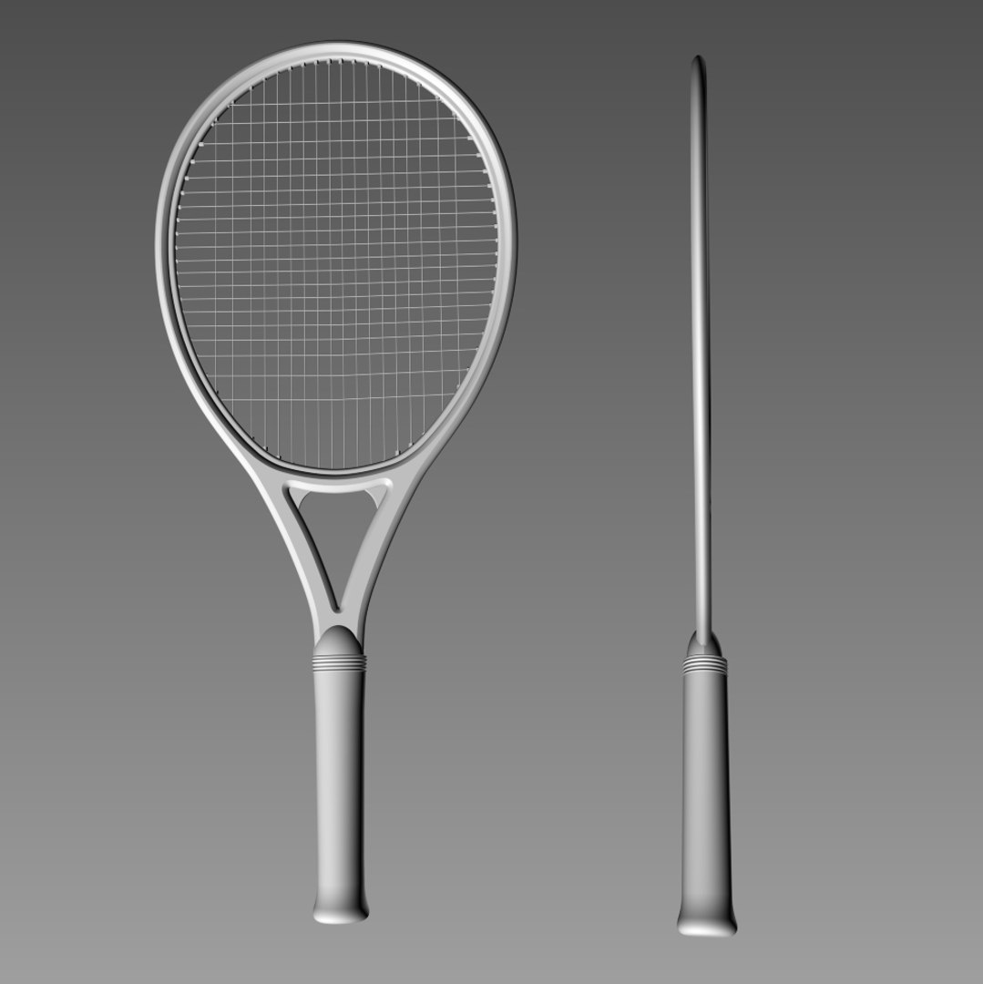 3d Tennis Rackets Balls