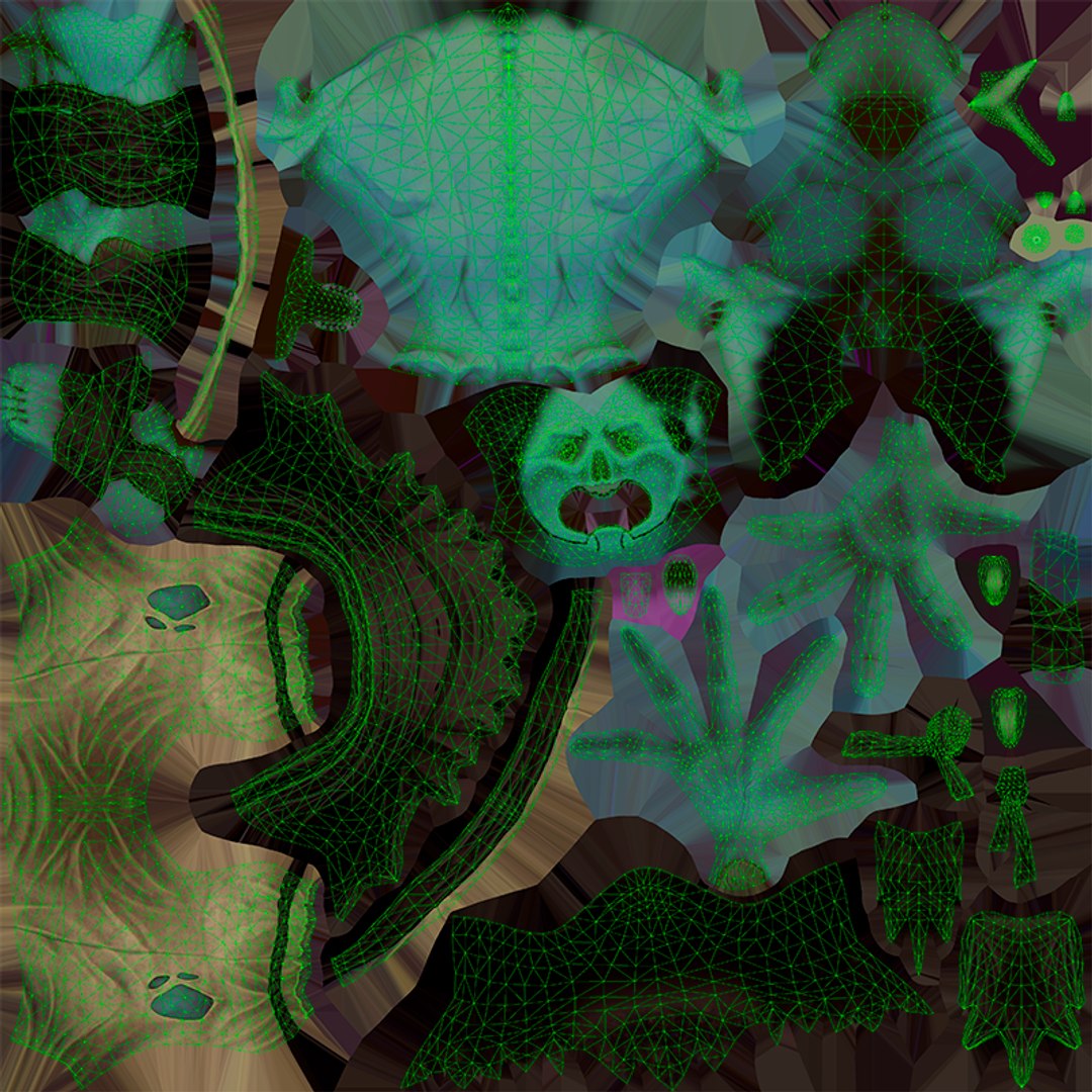 Stylized Zombie Creature Game Ready Character With Rig And Animations ...