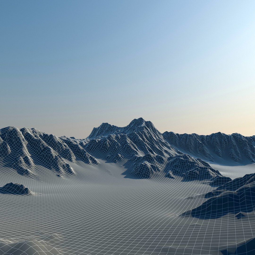 3d Model Mountain Terrain
