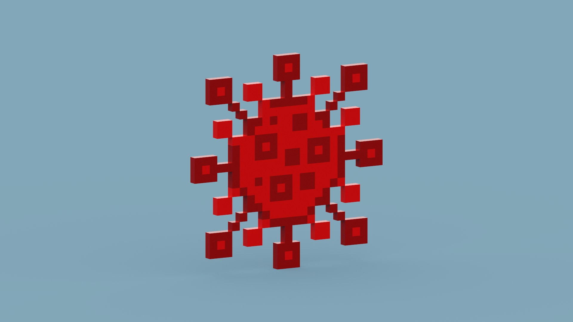 3D model Pixel Corona Virus - TurboSquid 1974192