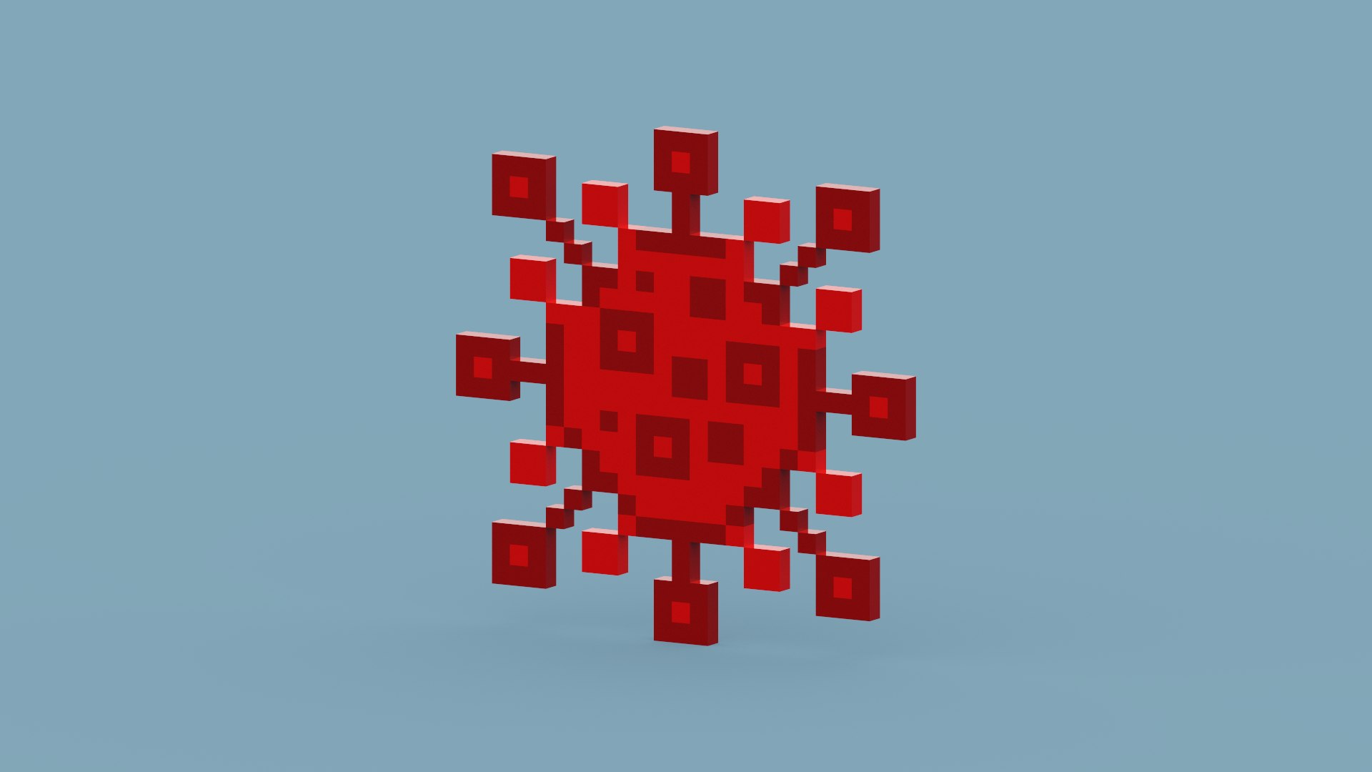 3D model Pixel Corona Virus - TurboSquid 1974192
