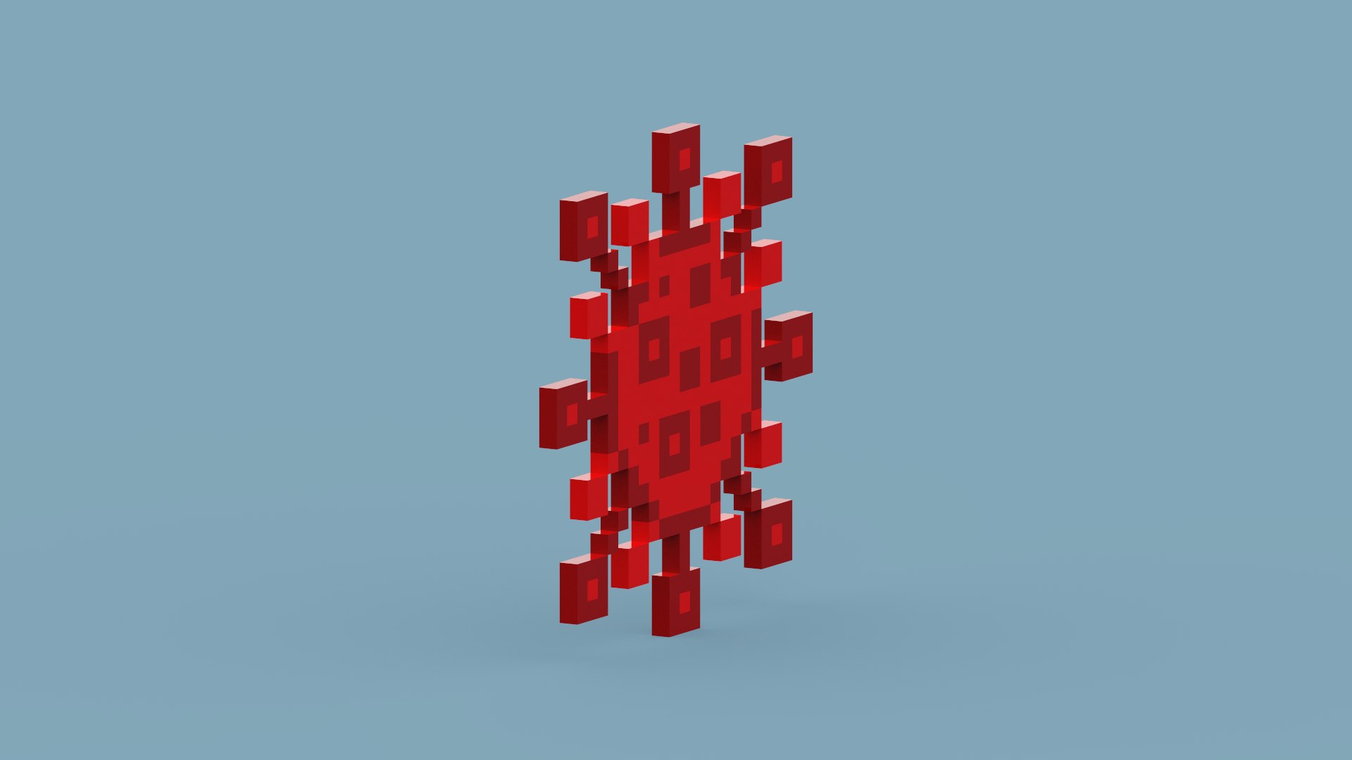 3D model Pixel Corona Virus - TurboSquid 1974192
