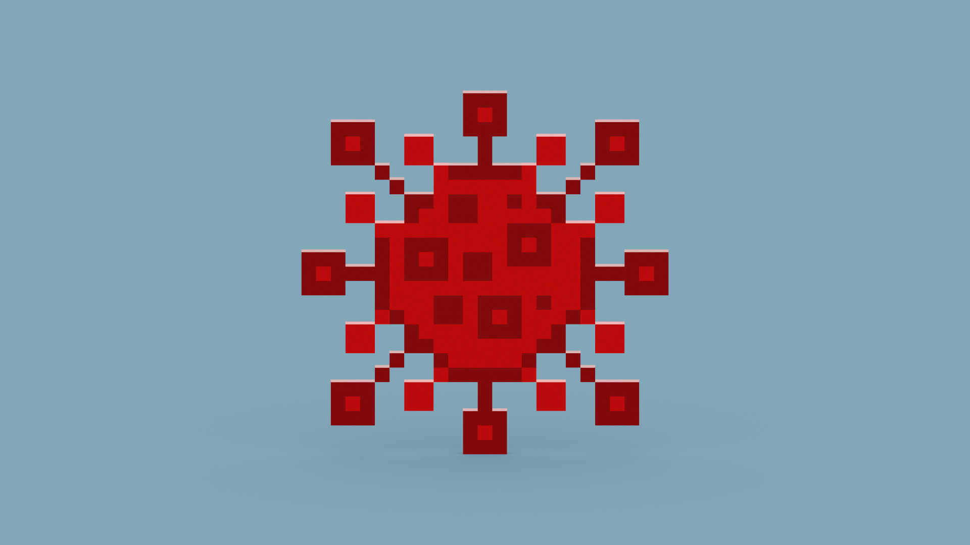 3D model Pixel Corona Virus - TurboSquid 1974192