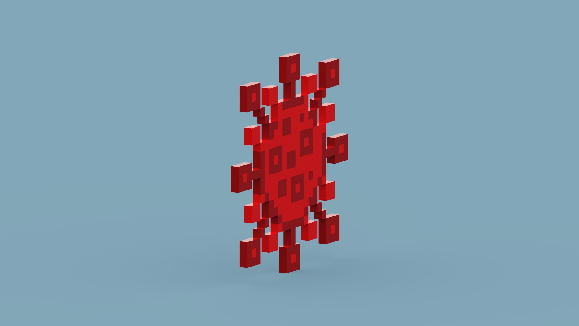 3D model Pixel Corona Virus - TurboSquid 1974192