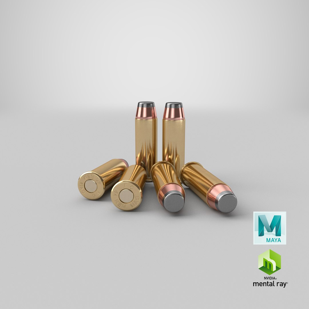 3D Cartridges 44 Magnum - TurboSquid 1231493