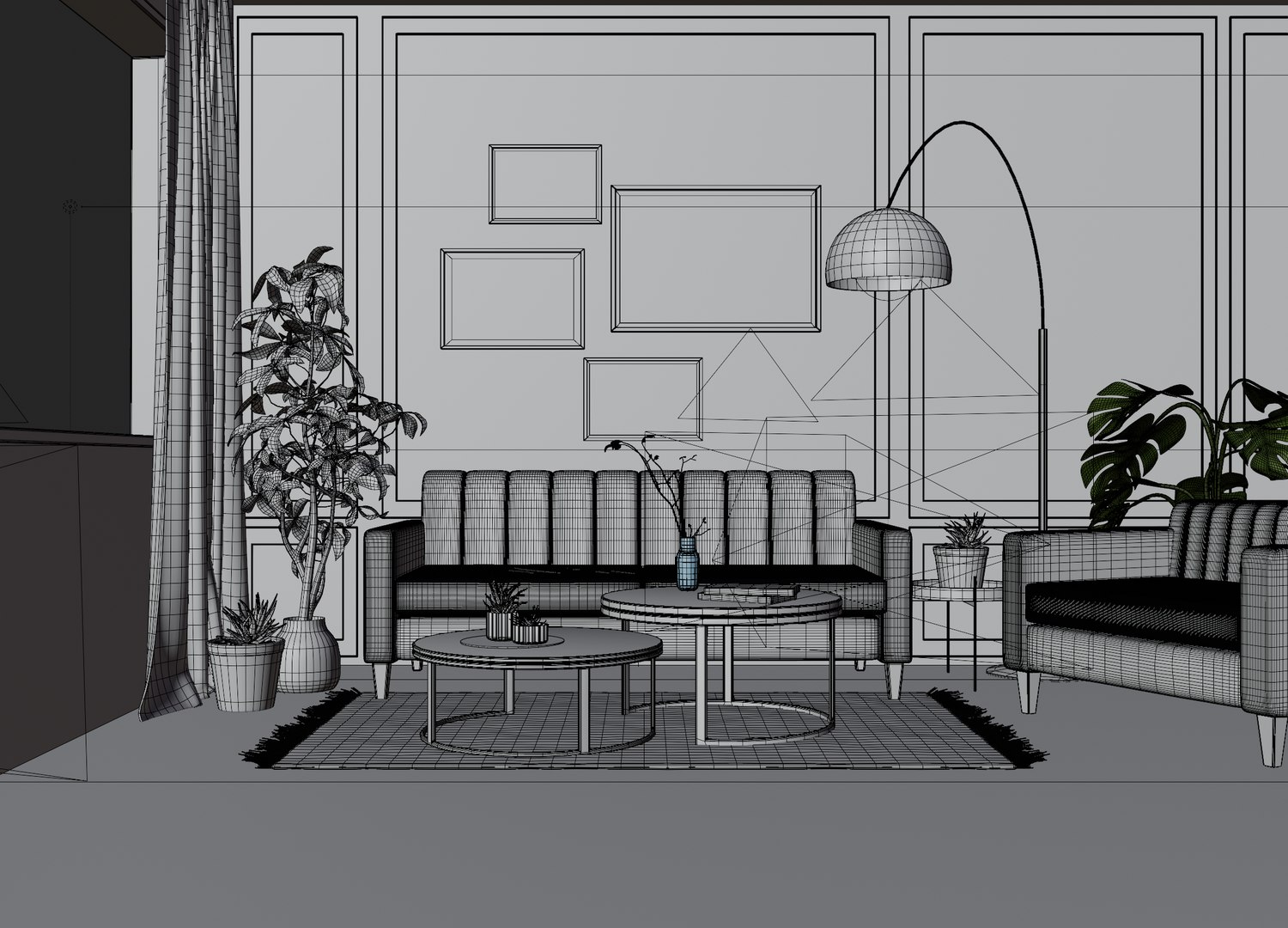 Blue Tinted Interior In Native Blend File 3D Model - TurboSquid 2282707