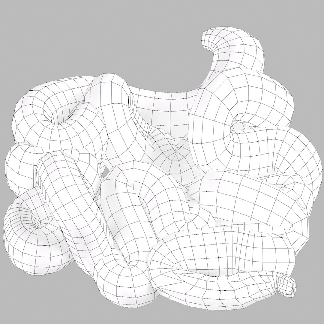 3d Model Large Intestine