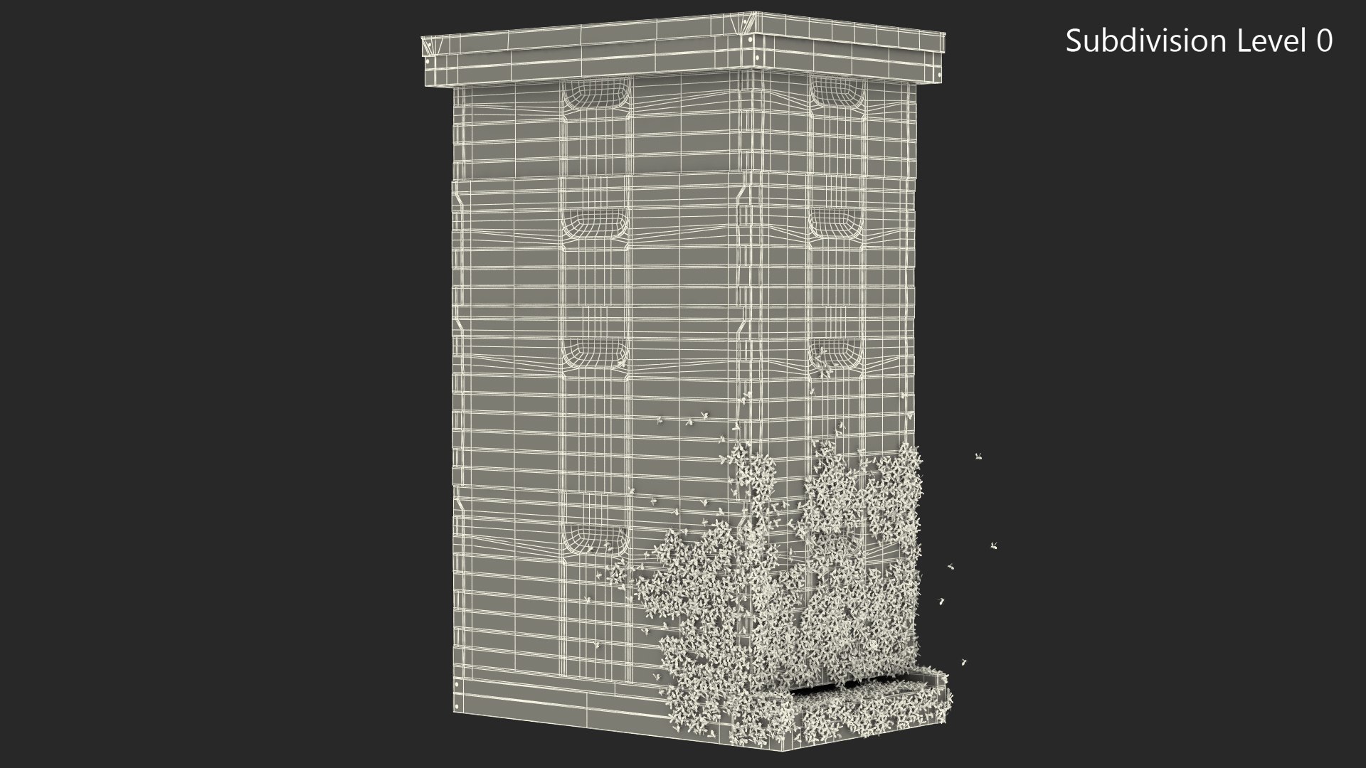 Wooden Beehive Brood Box 3D Model - TurboSquid 1487937