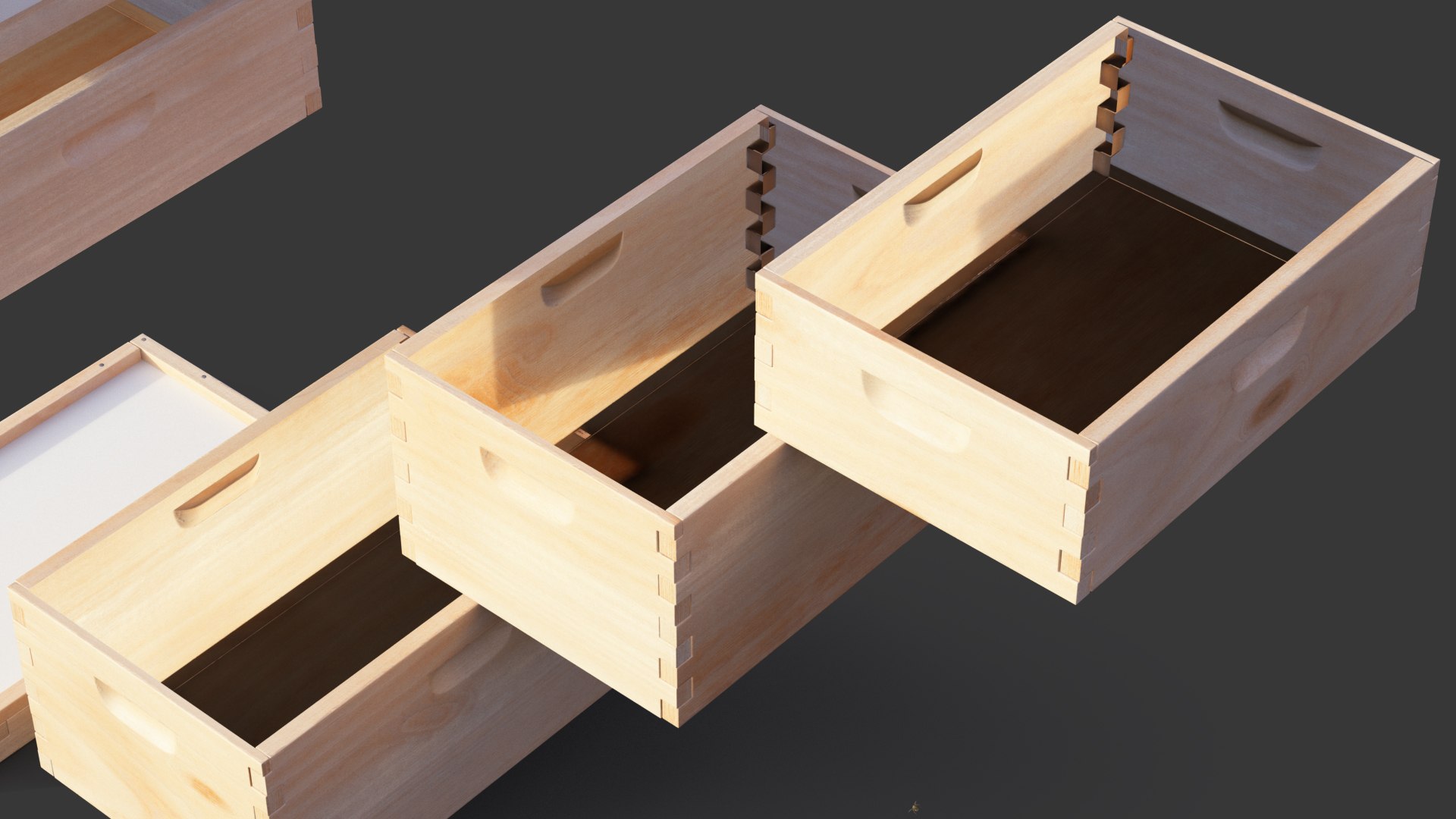 Wooden Beehive Brood Box 3D Model - TurboSquid 1487937
