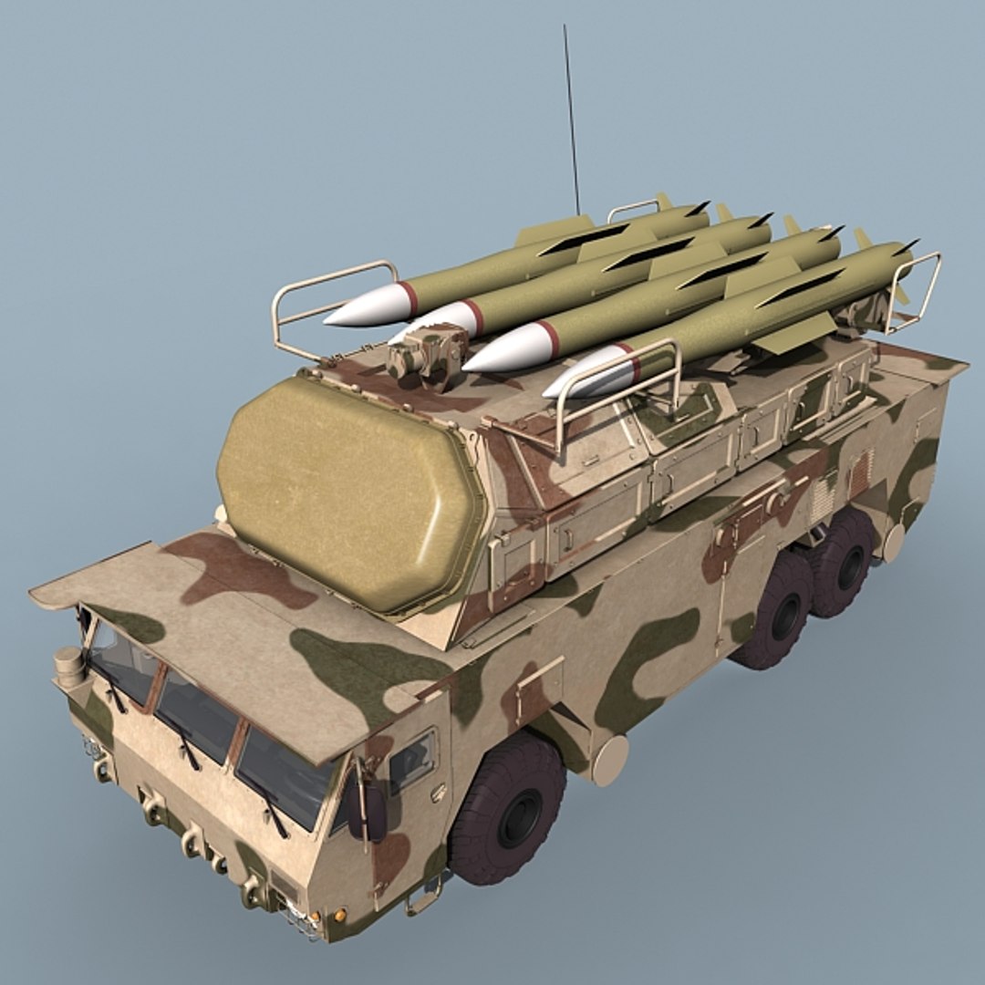 Russian Sa-17 Buk-m2e 3d Model