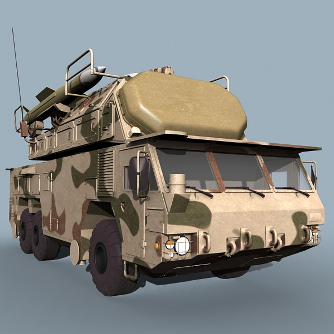 Russian Sa-17 Buk-m2e 3d Model