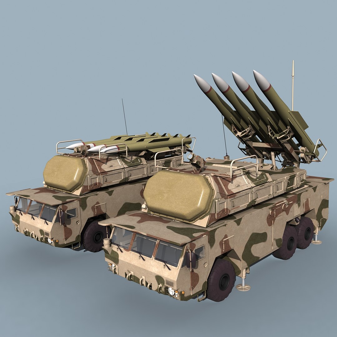 Russian Sa-17 Buk-m2e 3d Model