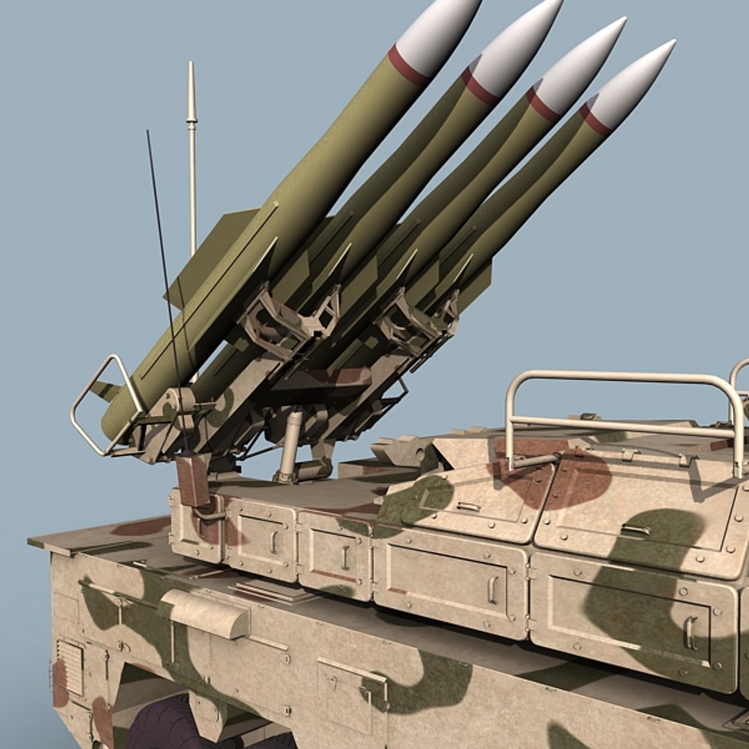 Russian Sa-17 Buk-m2e 3d Model
