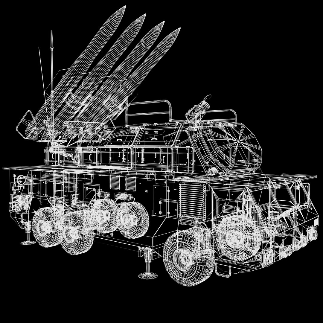Russian Sa-17 Buk-m2e 3d Model
