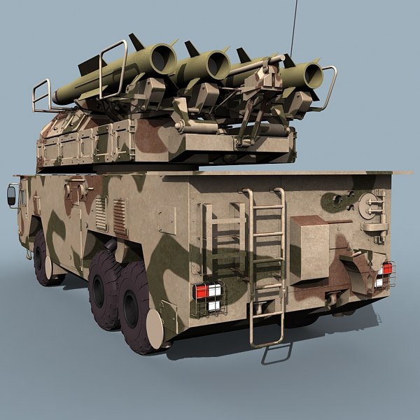 russian sa-17 buk-m2e 3d model