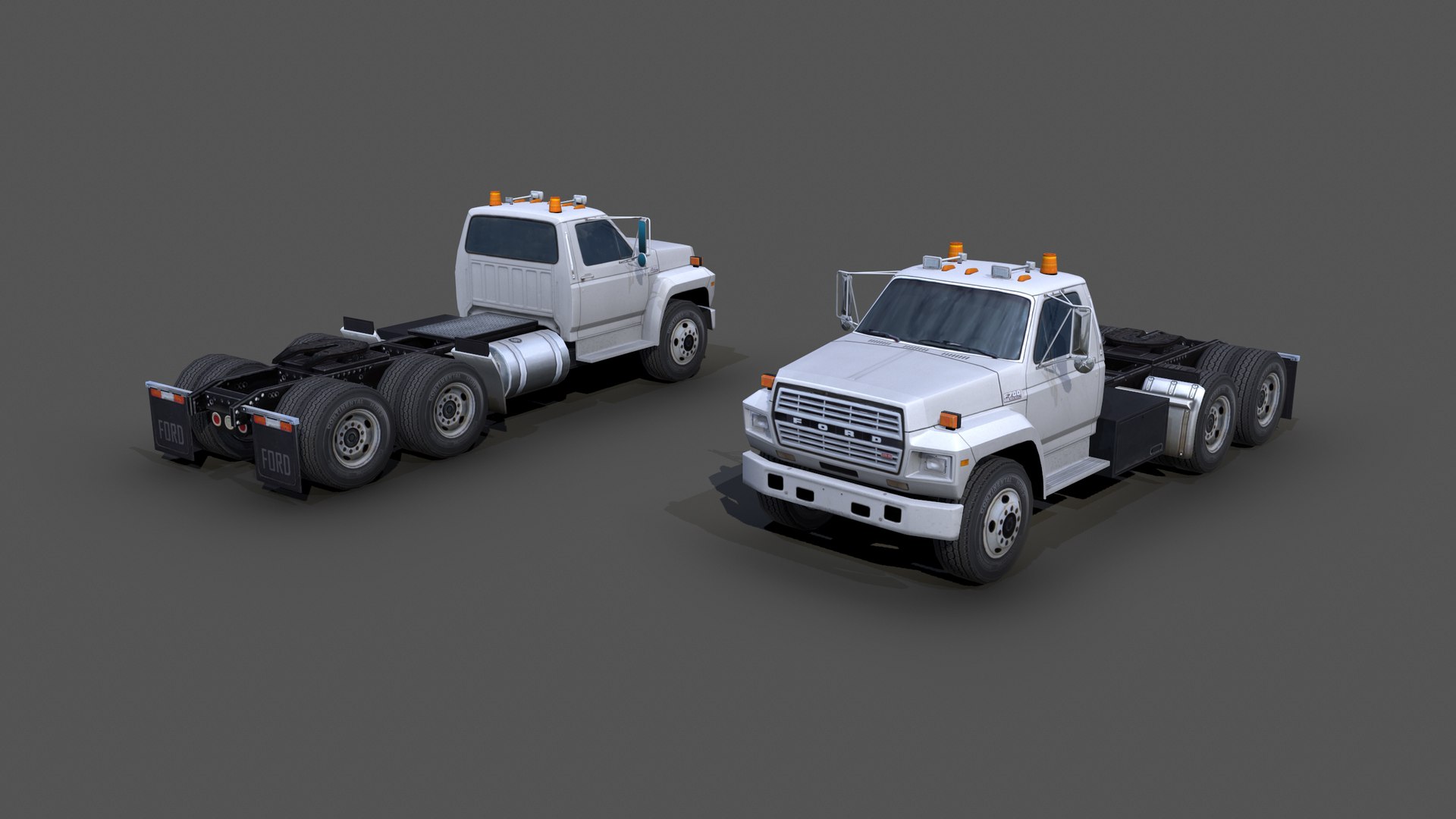 3D F700 Semi Truck - TurboSquid 1681268