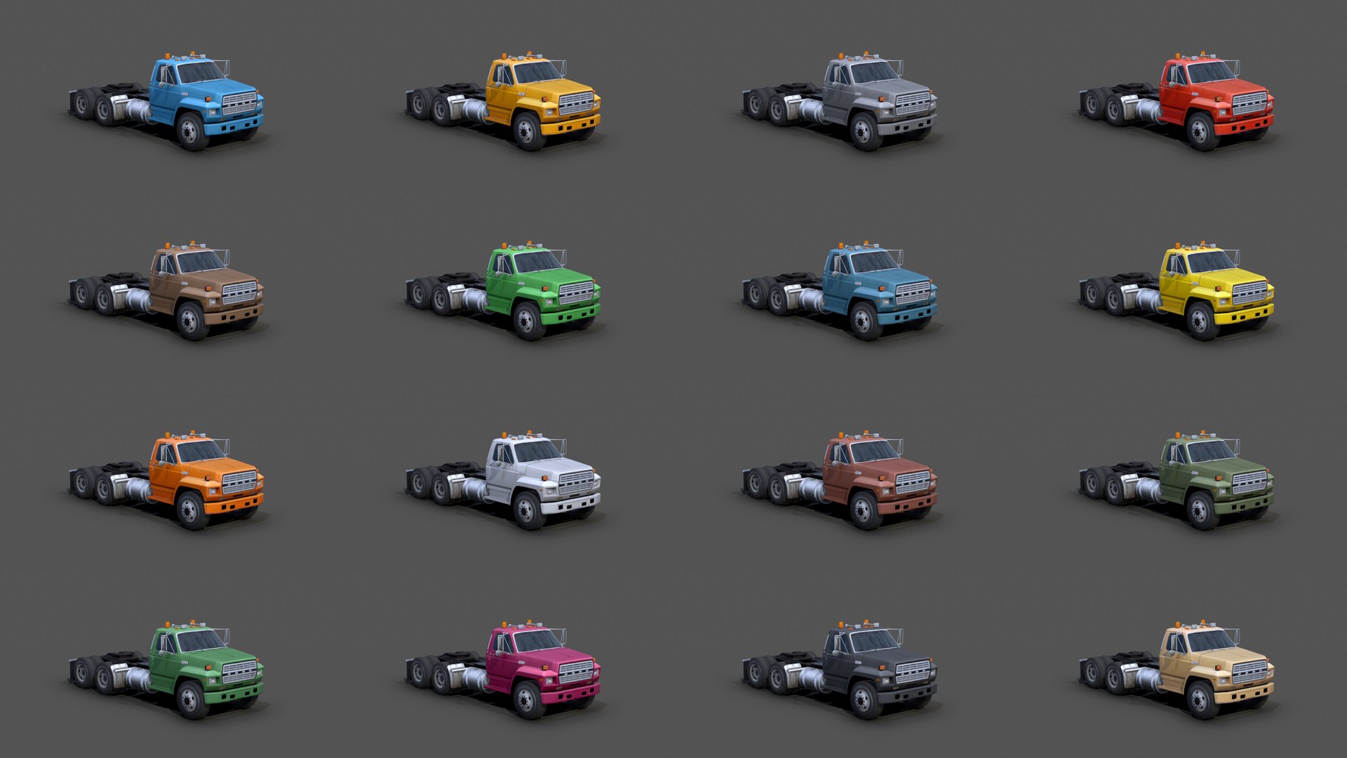 3D F700 Semi Truck - TurboSquid 1681268