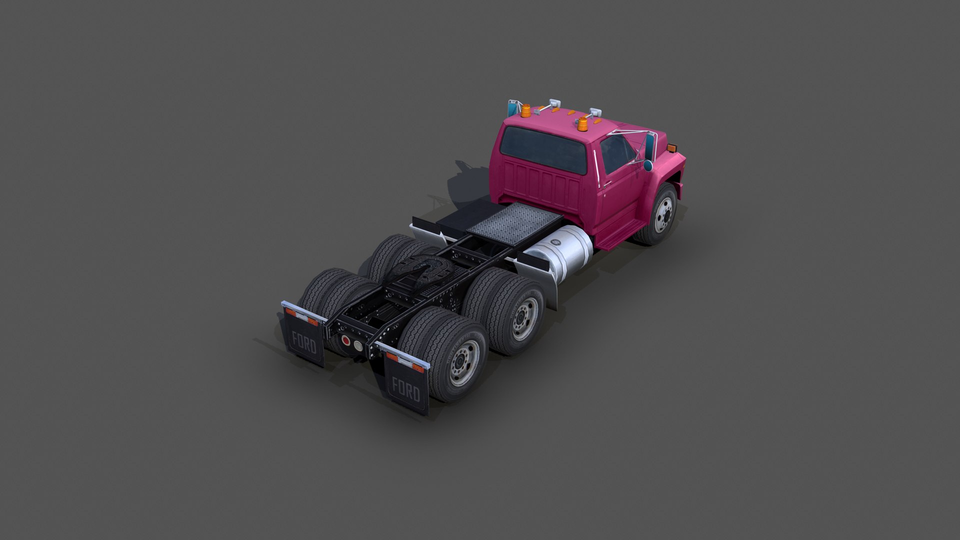 3D F700 Semi Truck - TurboSquid 1681268