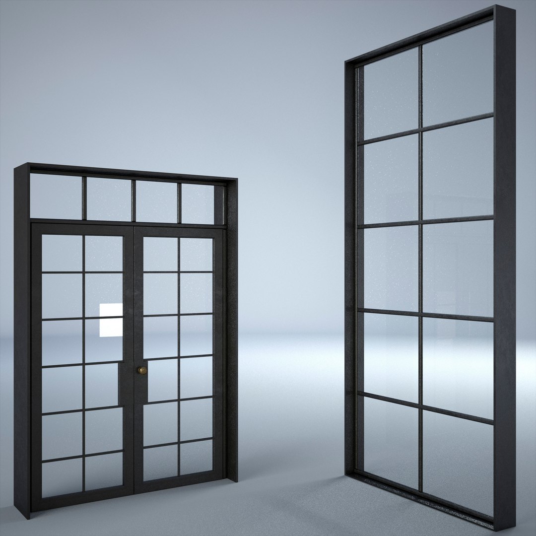 Industrial Window And Door 3D Model - TurboSquid 1738316