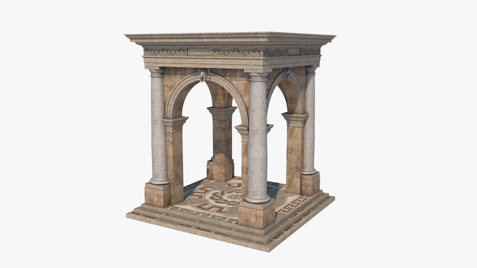 Ancient Portico 3D Model - TurboSquid 2279198