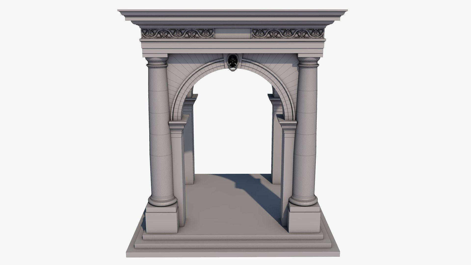 Ancient Portico 3D Model - TurboSquid 2279198