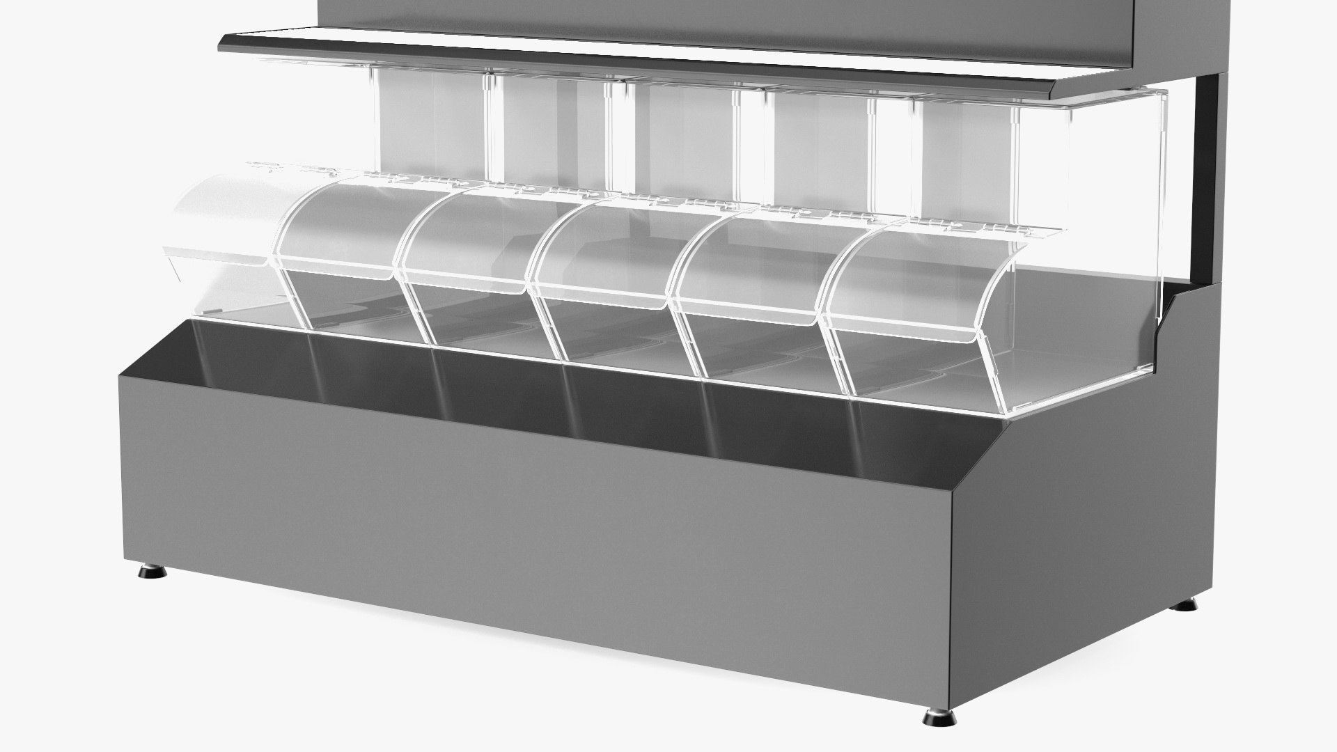 Bulk Wholefood Retail Display Unit 3D Model - TurboSquid 1962429