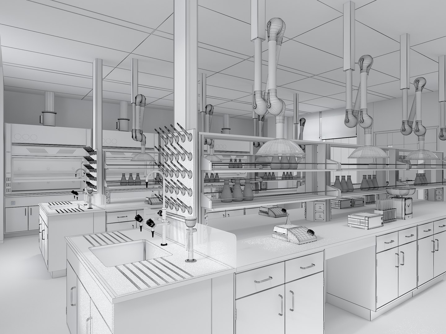 3D Laboratory Model - TurboSquid 2392624