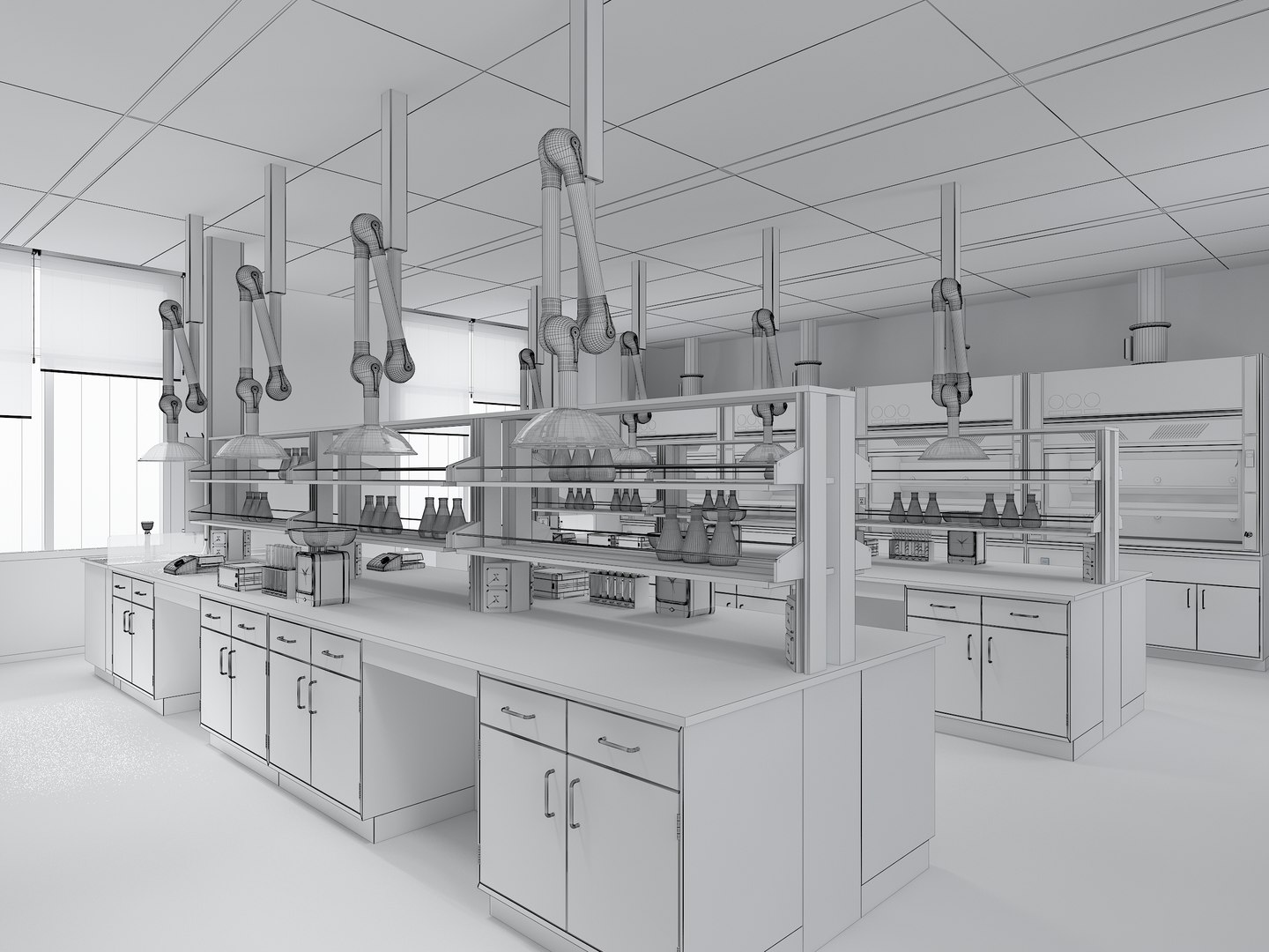 3D Laboratory Model - TurboSquid 2392624