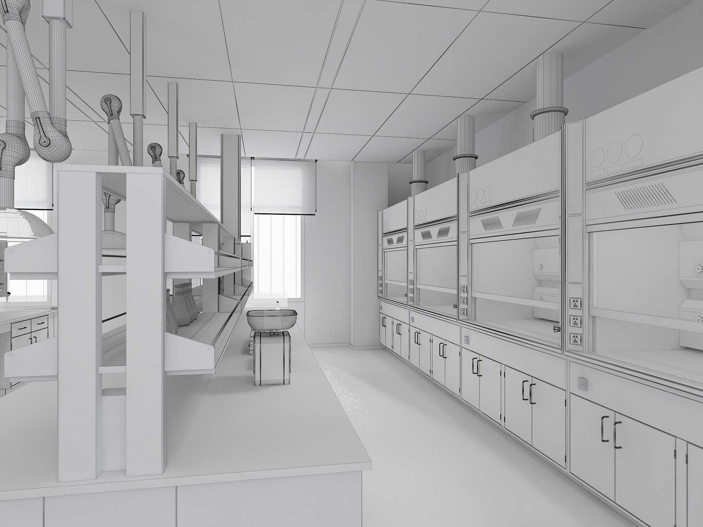 3D Laboratory Model - TurboSquid 2392624