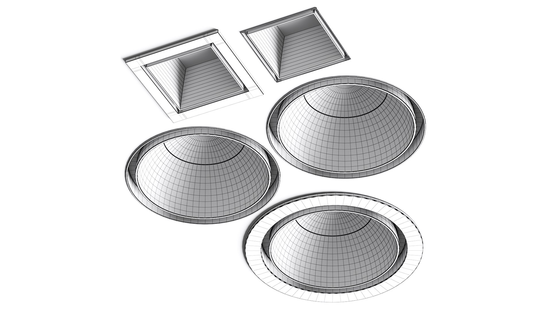 Sasso Recessed Spot light by Xal Ceiling Lamp 3D - TurboSquid 2107646