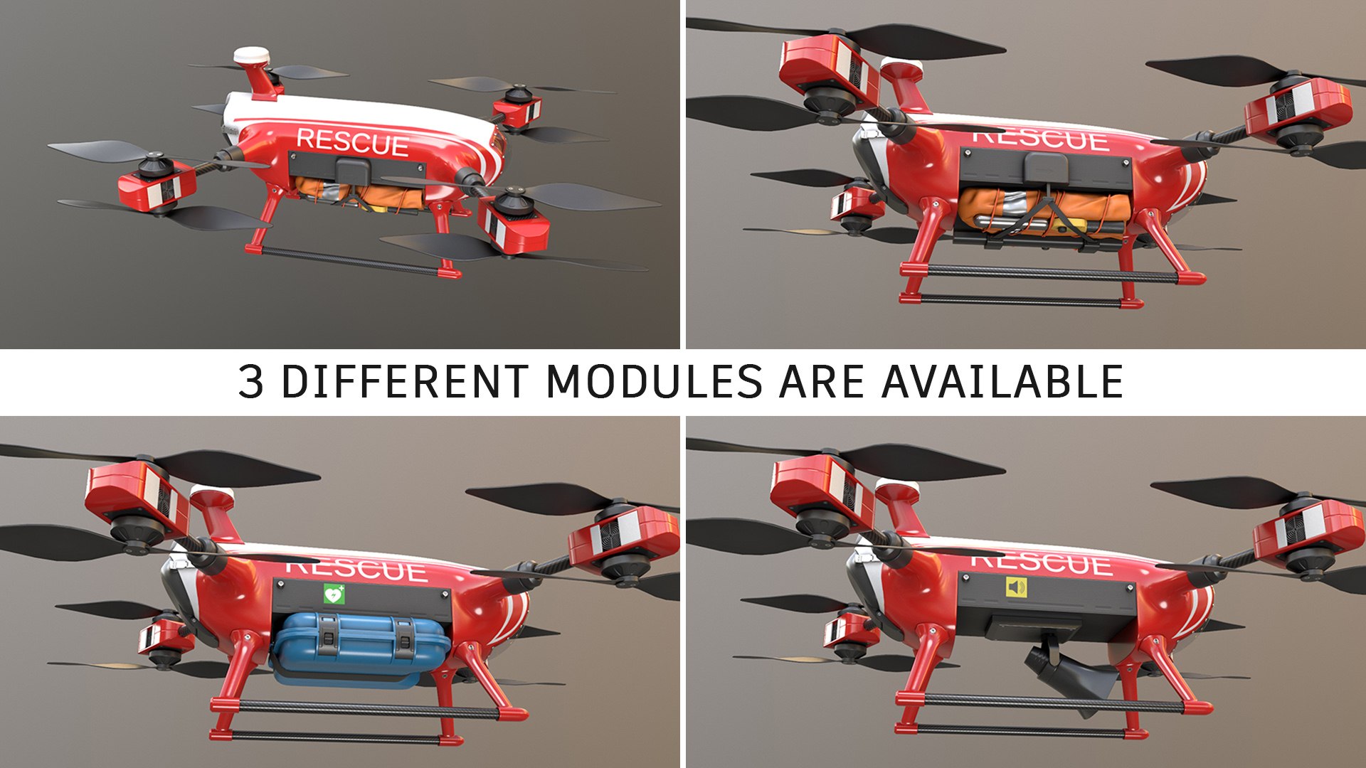3D Model Lifeguard Drone - TurboSquid 2001481