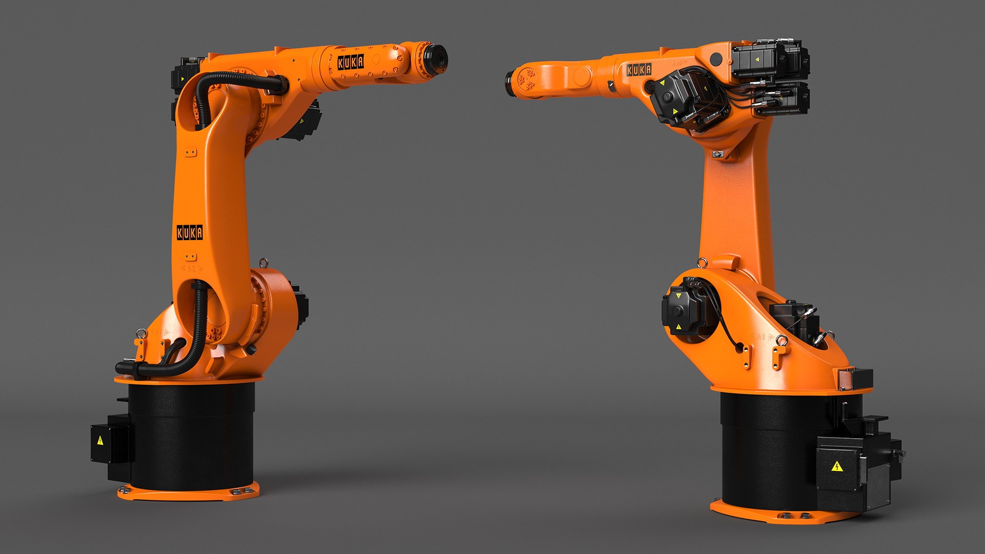 3D Kuka Industrial Robot Arm KR 30-3 Rigged For Cinema 4D - TurboSquid ...