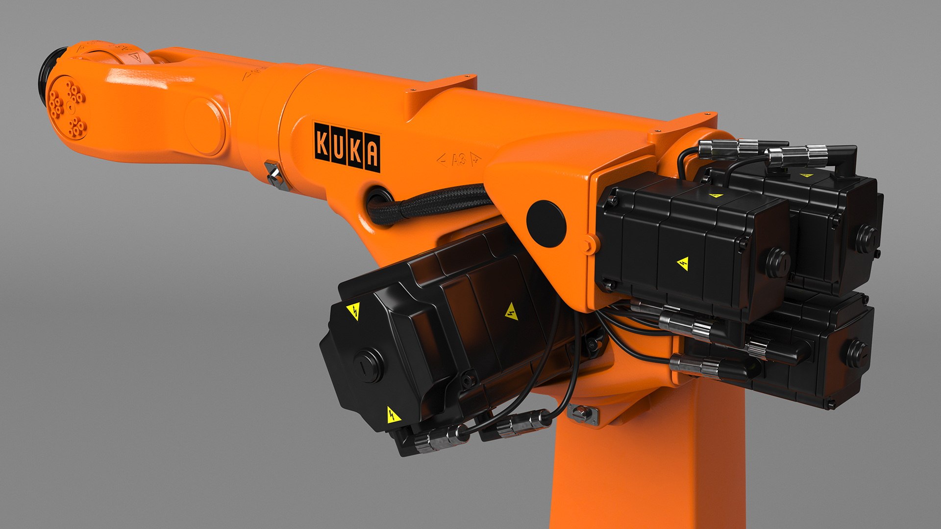 3D Kuka Industrial Robot Arm KR 30-3 Rigged For Cinema 4D - TurboSquid ...