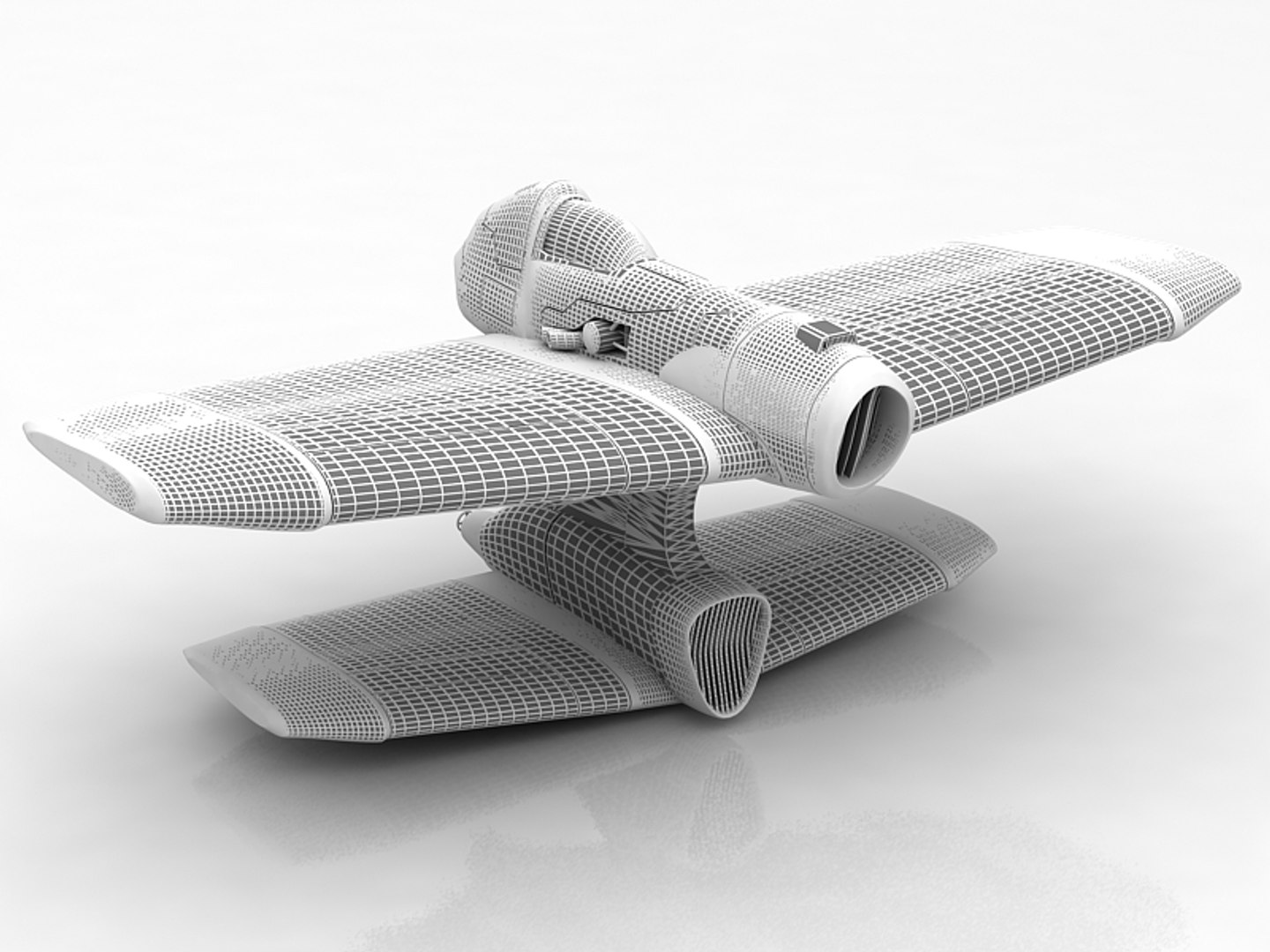 3D Rebelion Spacecraft Spaceship T-65 Model - TurboSquid 1619592