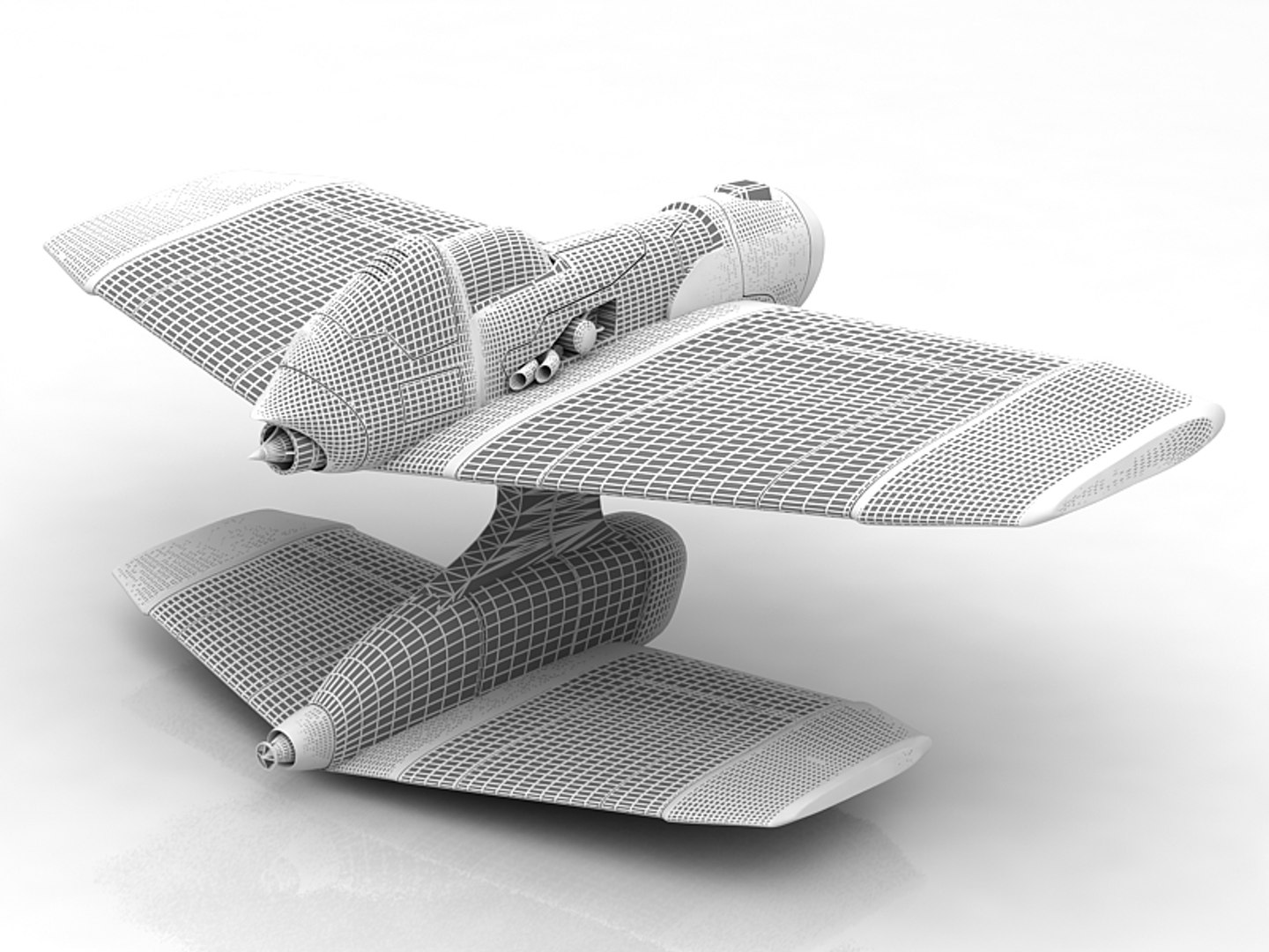 3D Rebelion Spacecraft Spaceship T-65 Model - TurboSquid 1619592