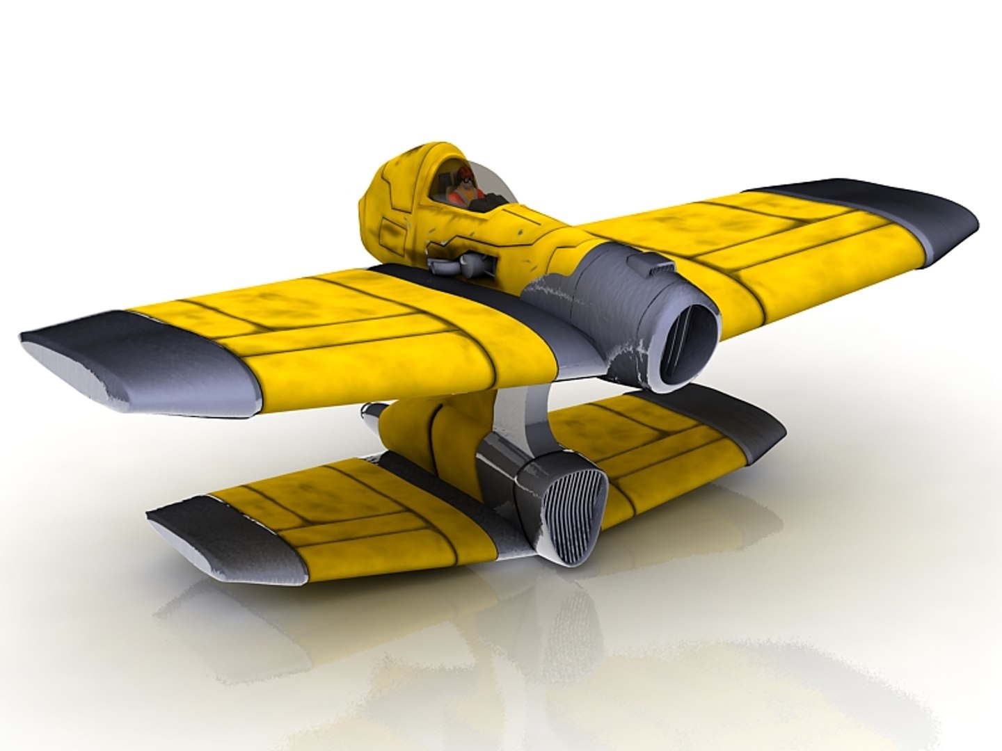 3D Rebelion Spacecraft Spaceship T-65 Model - TurboSquid 1619592