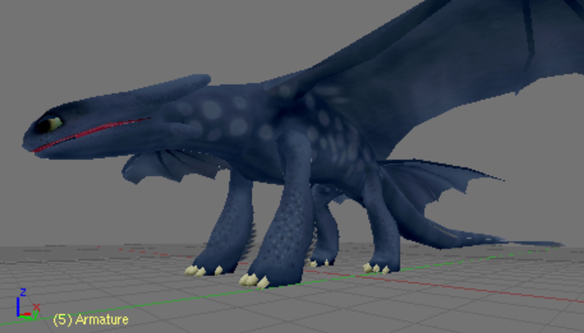 Free Dragon 3d Model