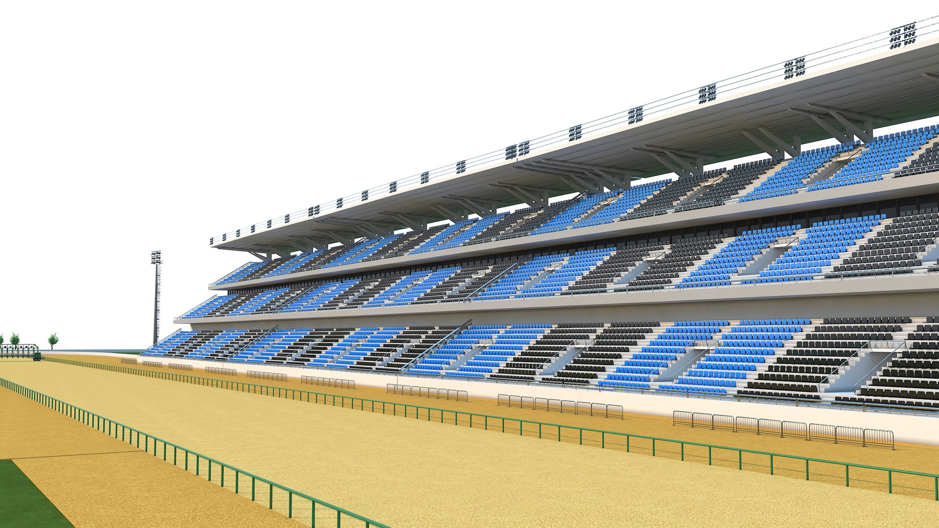 Racecourse Course 3D Model - TurboSquid 1669093