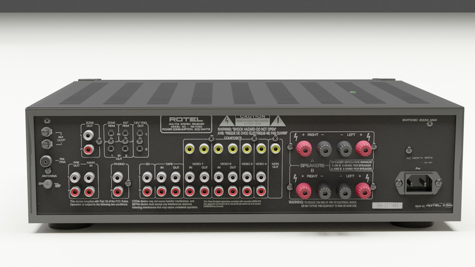 3D High-Fidelity Audio Amplifier 3D Model - TurboSquid 2169341