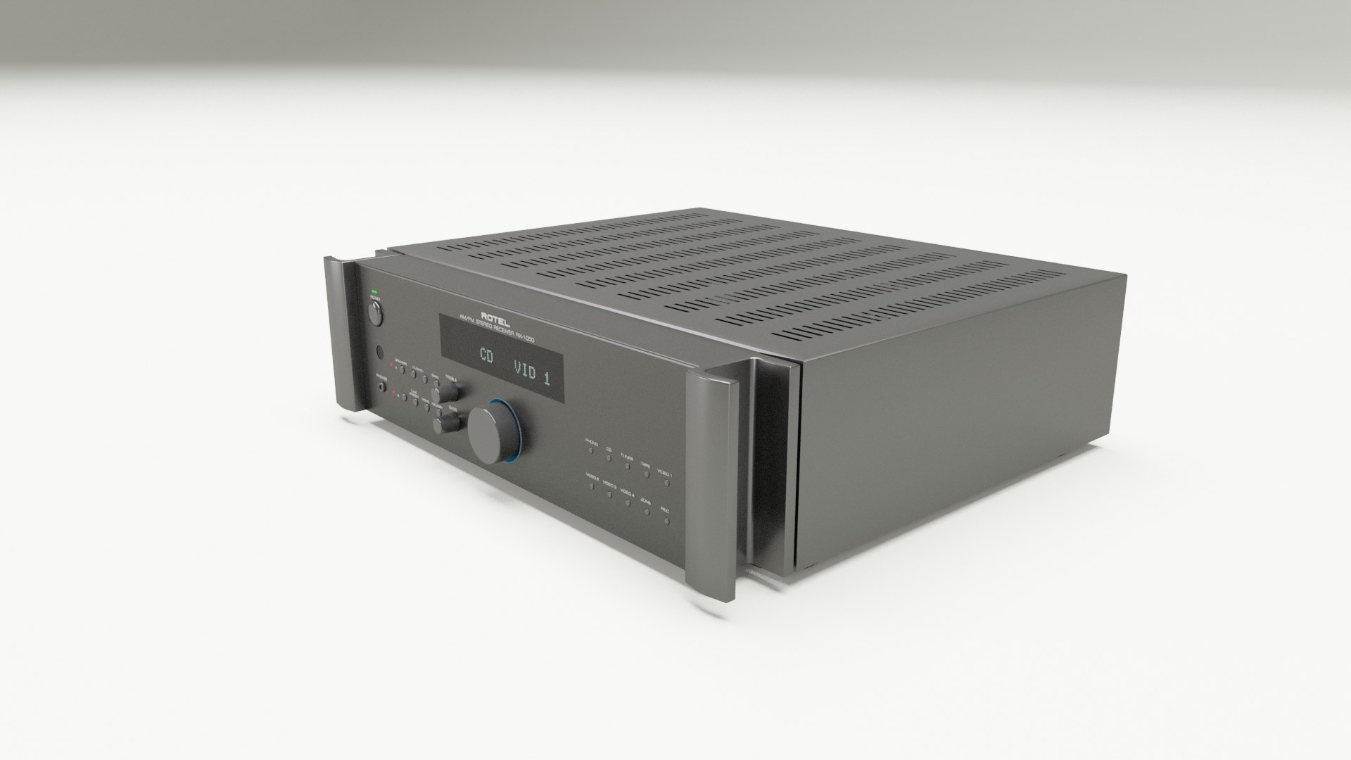 3D High-Fidelity Audio Amplifier 3D Model - TurboSquid 2169341