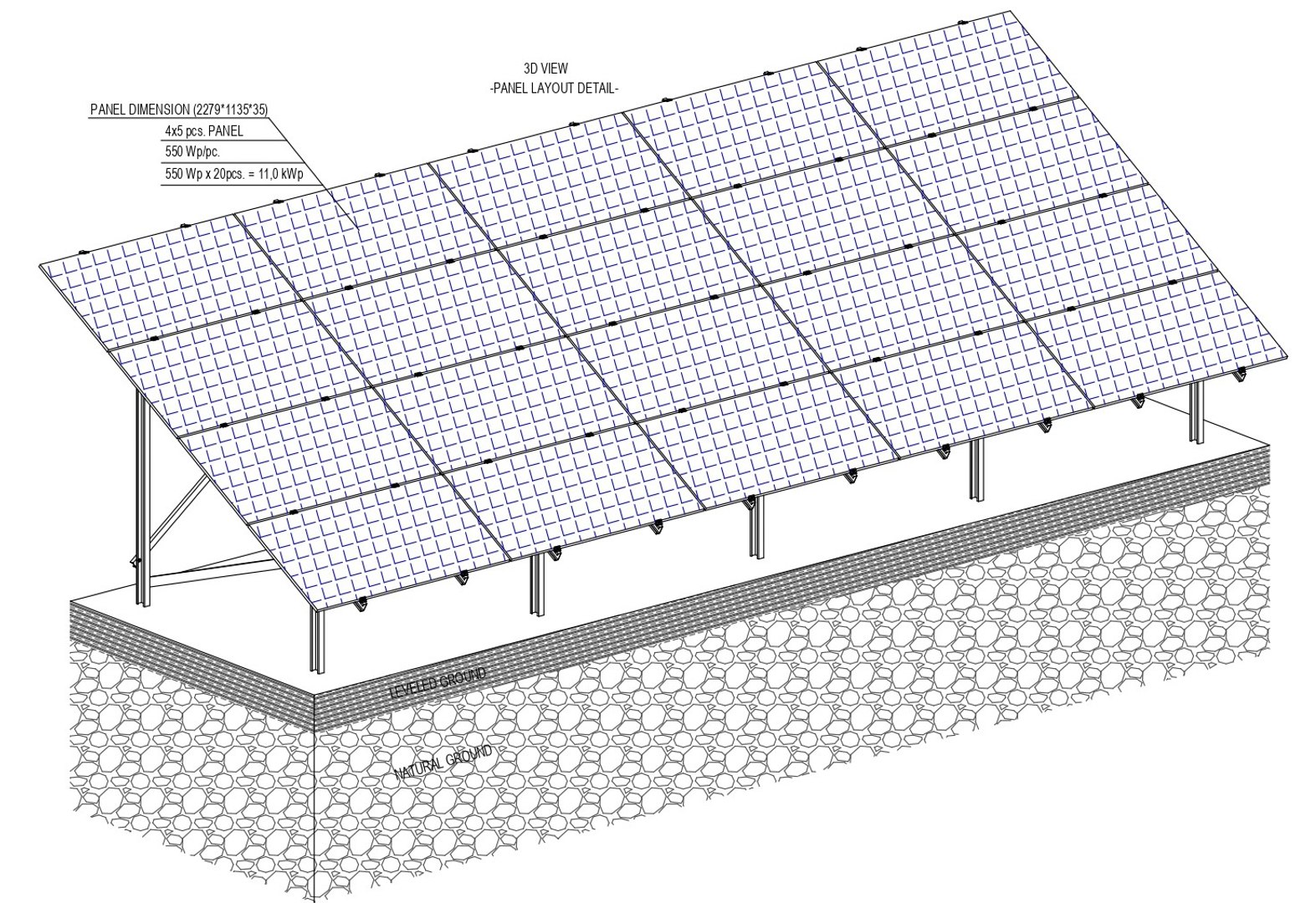 3D 5 MW Solar Project Type 6 - TurboSquid 2198301