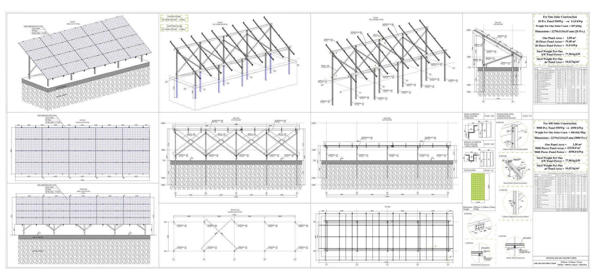 3D 5 MW Solar Project Type 6 - TurboSquid 2198301