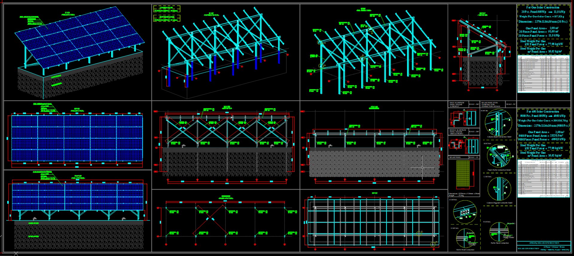3D 5 MW Solar Project Type 6 - TurboSquid 2198301
