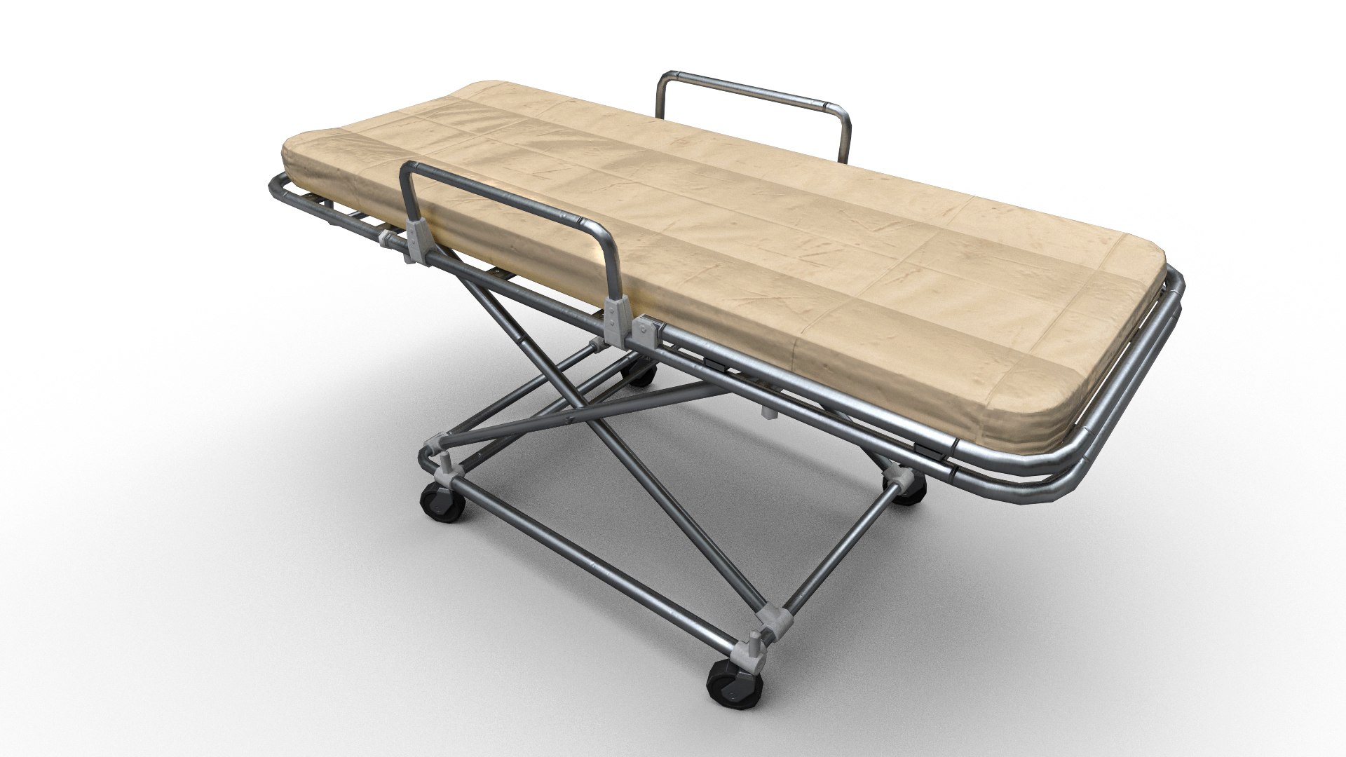 3D Gurney Table V1 - TurboSquid 1818505