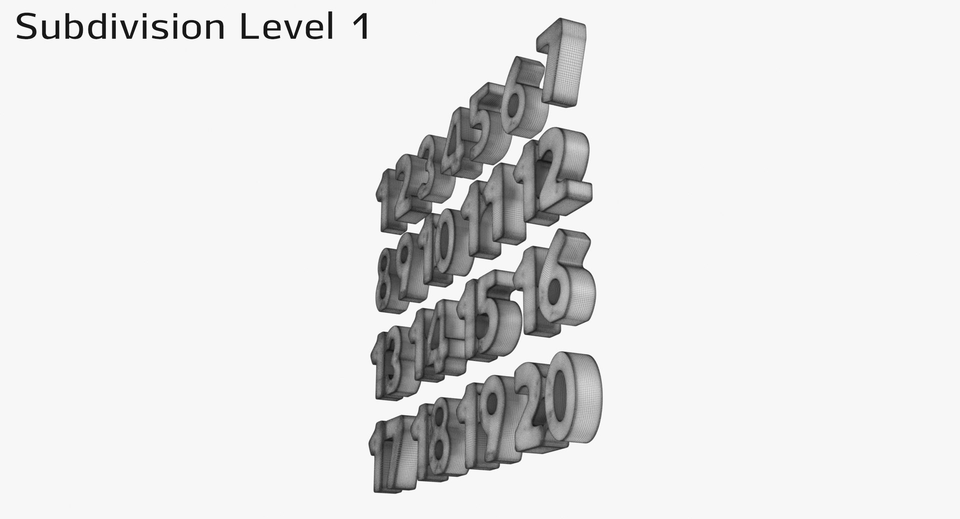 Wooden Number Wood 3D Model - TurboSquid 1686520