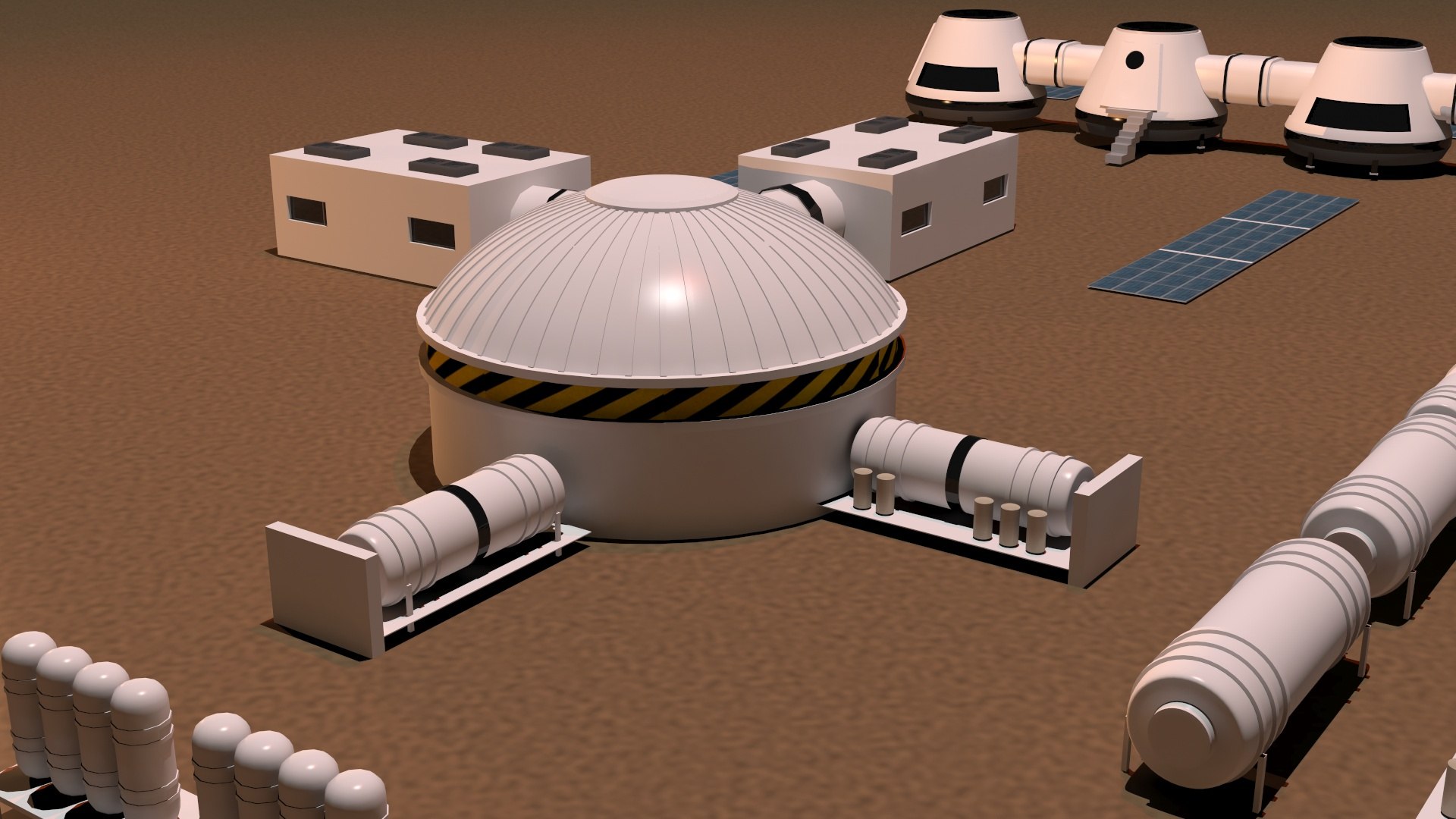 Mars City Colony Nasa Max