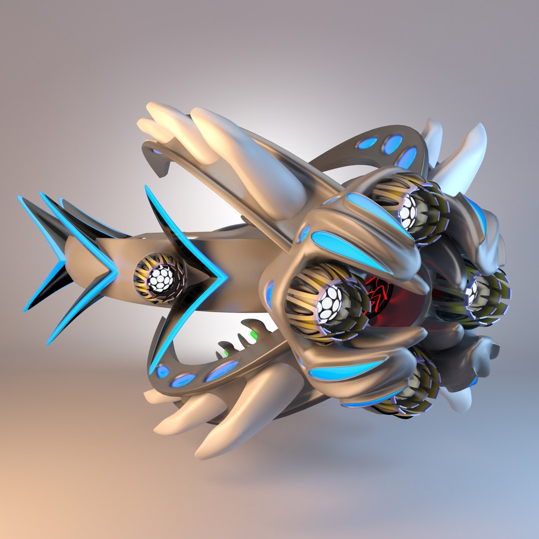 3D Destroyer Spaceship Concept - TurboSquid 1161292