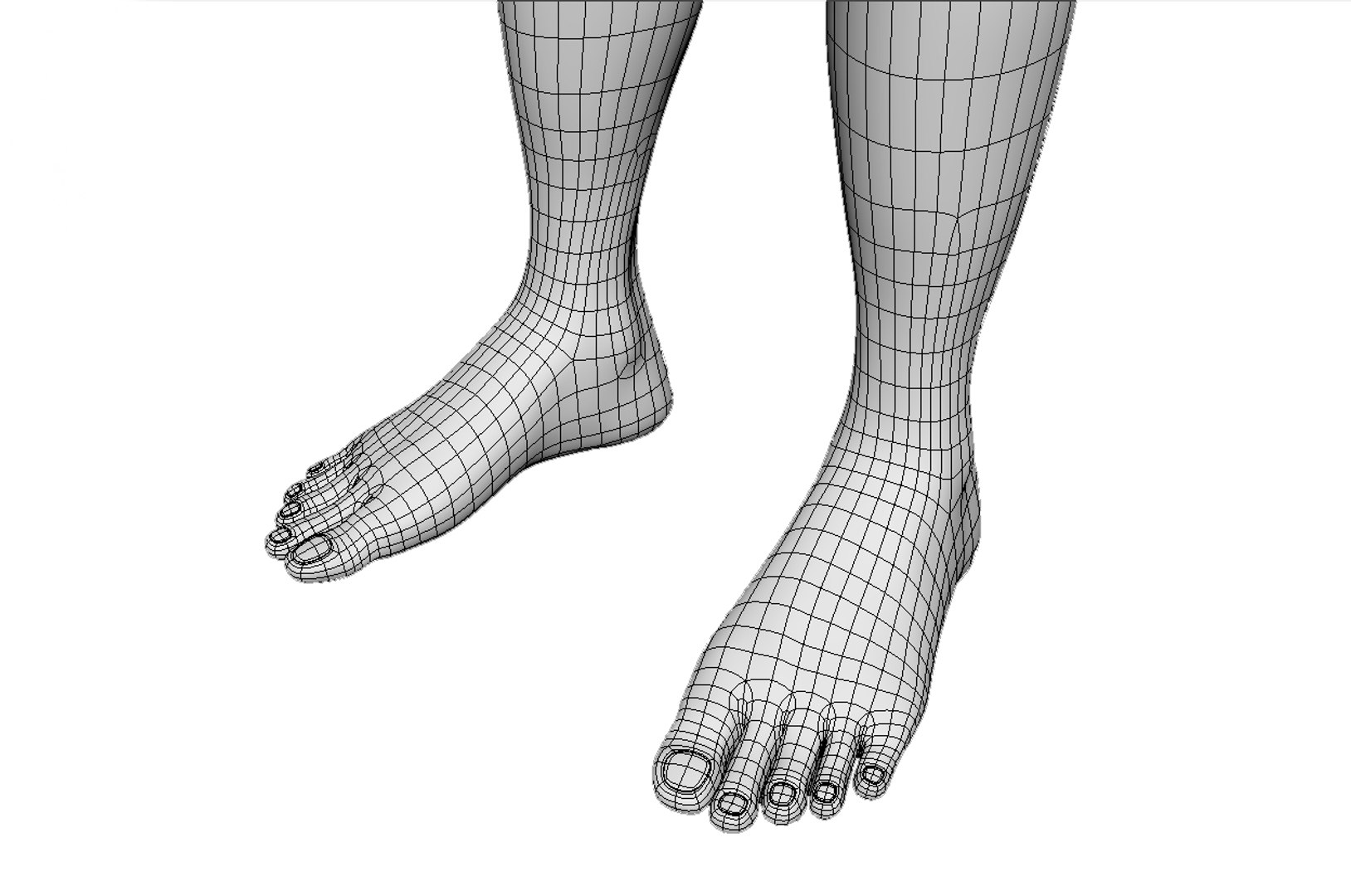 3D Model Female Human Base - TurboSquid 1320162