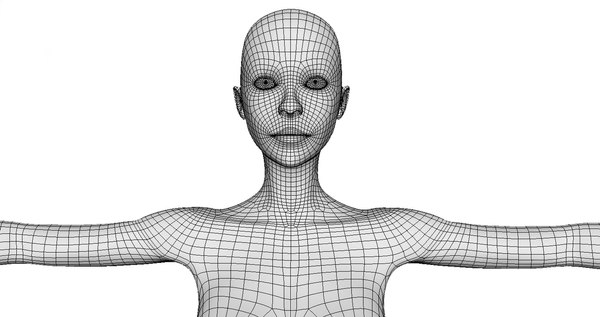 3D model female human base - TurboSquid 1320162